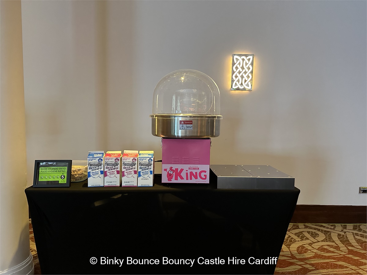 Candy Floss Machine (Self Serve) - Bouncy Castle Hire and soft play ...