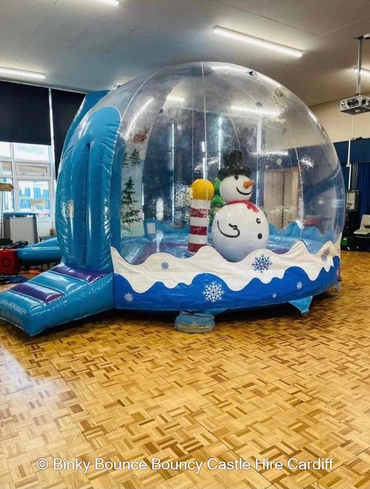 Christmas Snow Globe Bouncer - Bouncy Castle Hire and soft play hire in ...