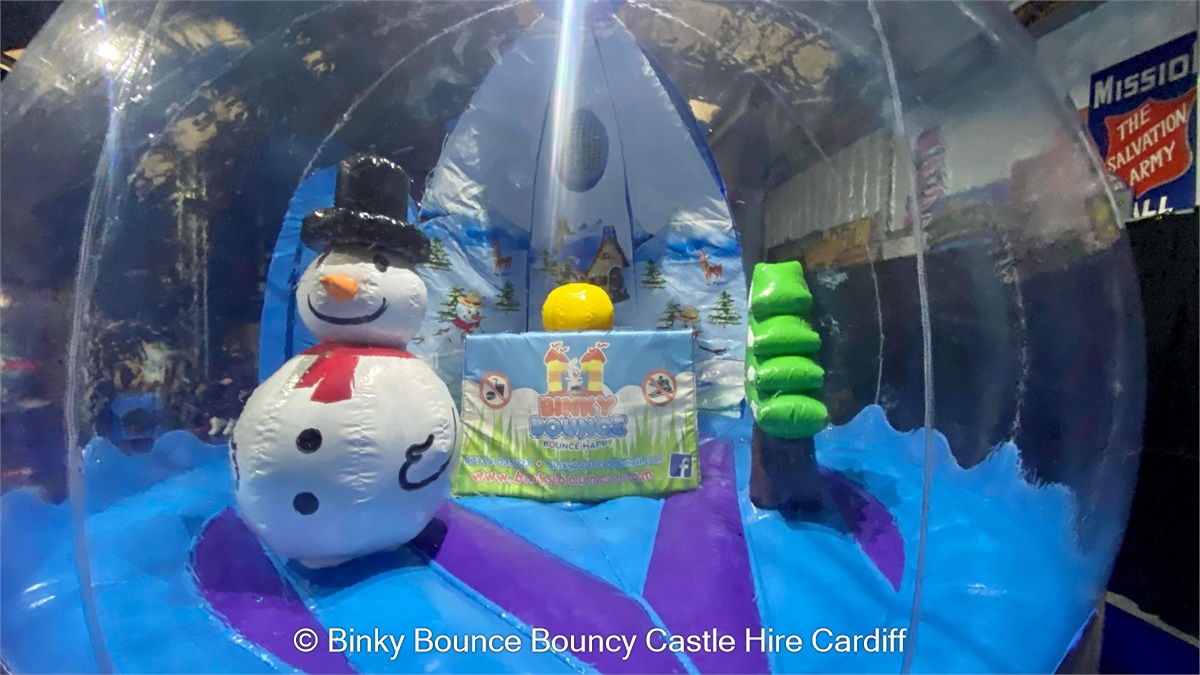 Christmas Snow Globe Bouncer - Bouncy Castle Hire and soft play hire in ...