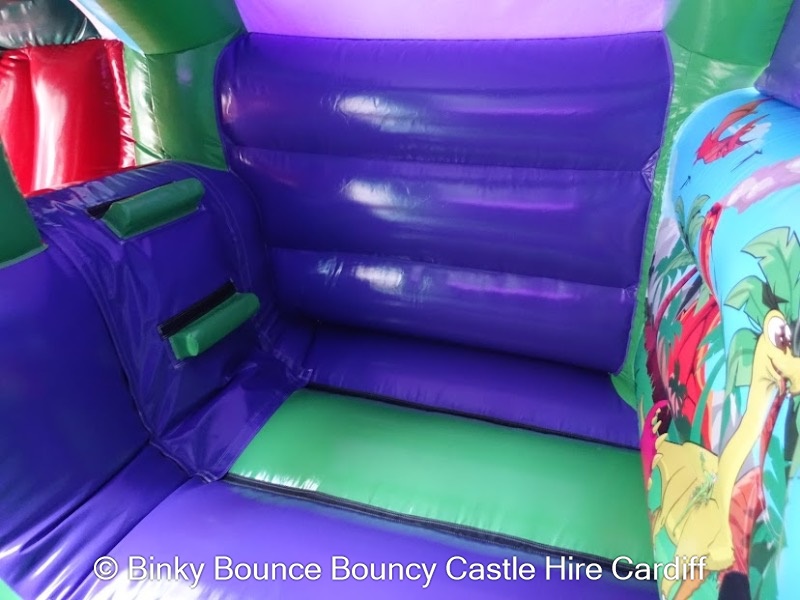 Dinosaur Bouncy Castle with Slide - Bouncy Castle Hire and soft play ...