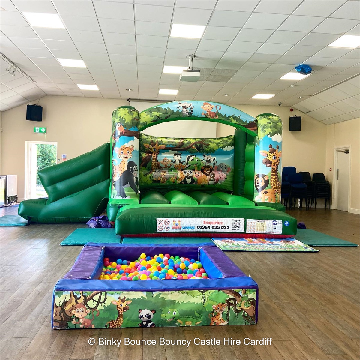Jungle Safari Party Hire - Bouncy Castle Hire and soft play hire in ...