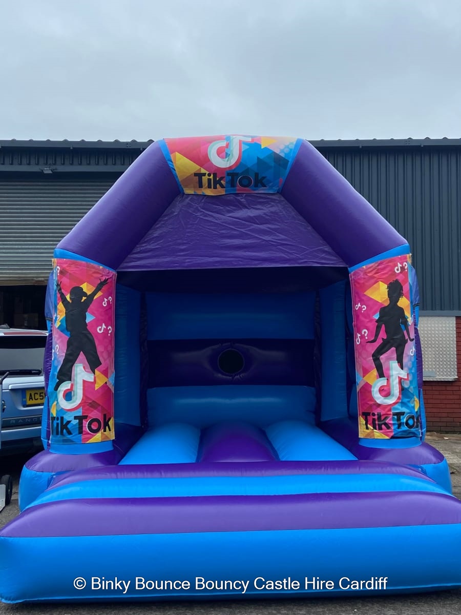 Tik Tok Theme Mini Disco Bouncy Castle - Bouncy Castle Hire and soft ...