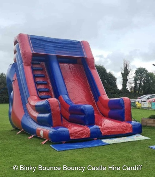 Slide Hire Red/Blue - Bouncy Castle Hire and soft play hire in Cardiff ...