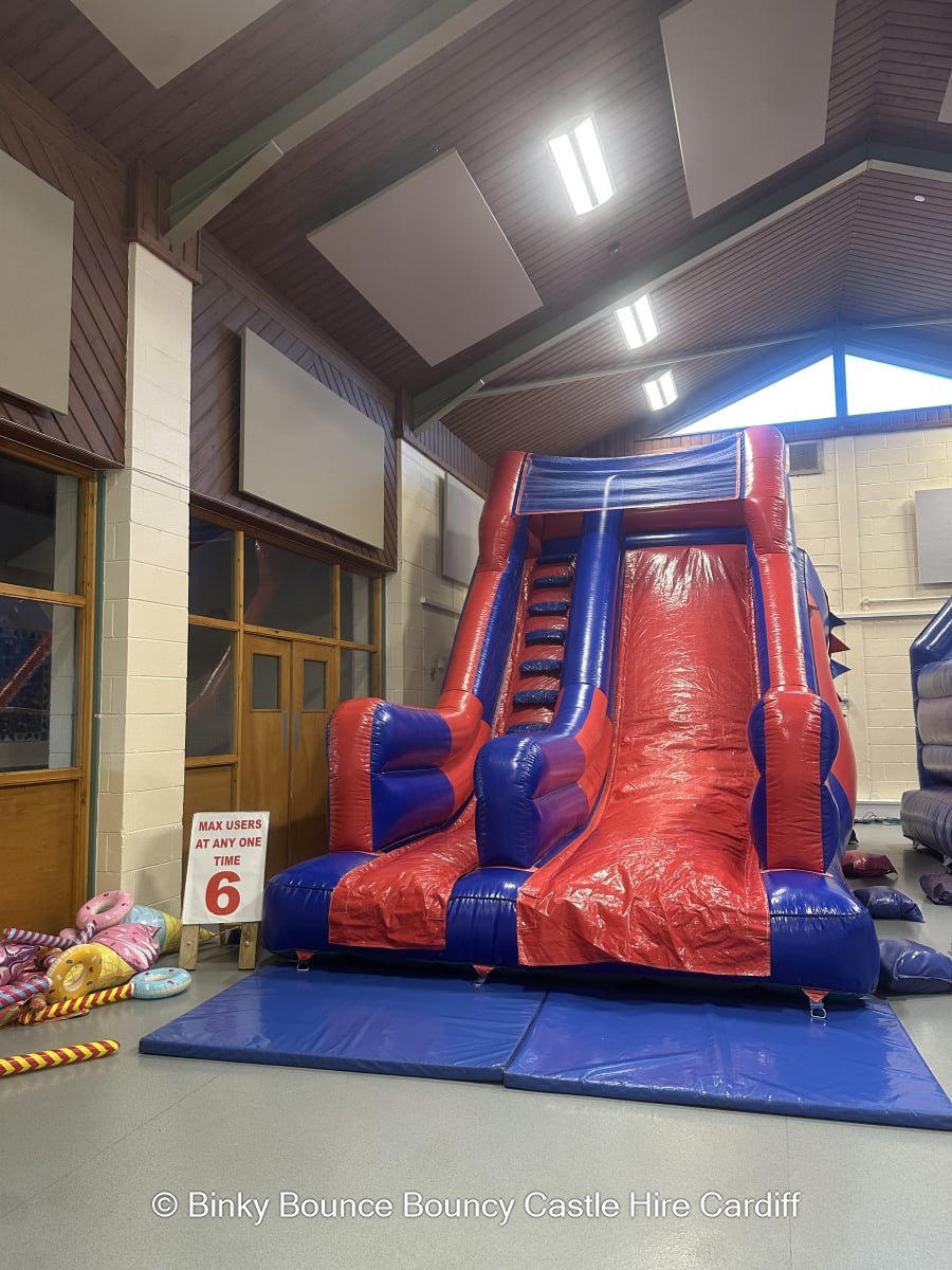 Slide Hire Red/Blue - Bouncy Castle Hire and soft play hire in Cardiff ...