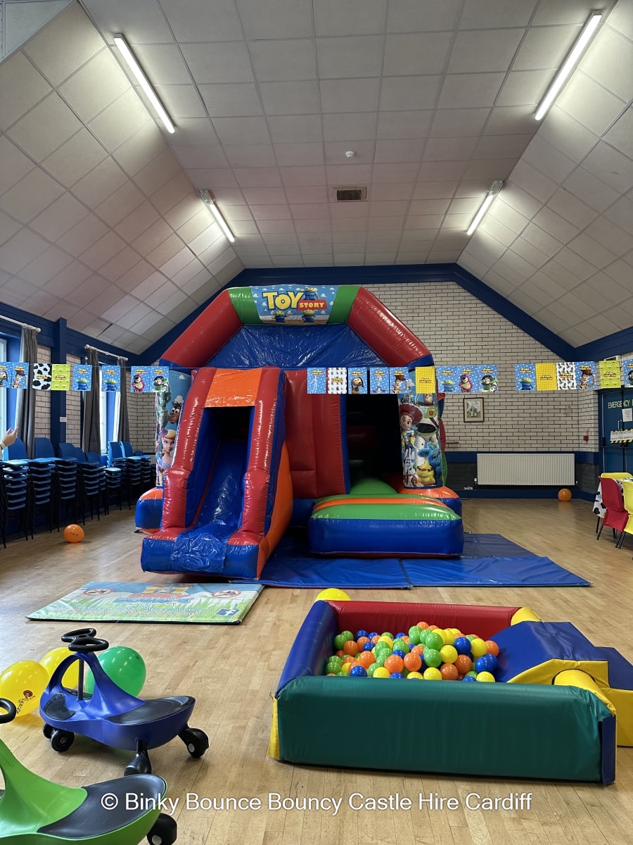 Toy Story Multicolour Front Slide - Bouncy Castle Hire and soft play ...