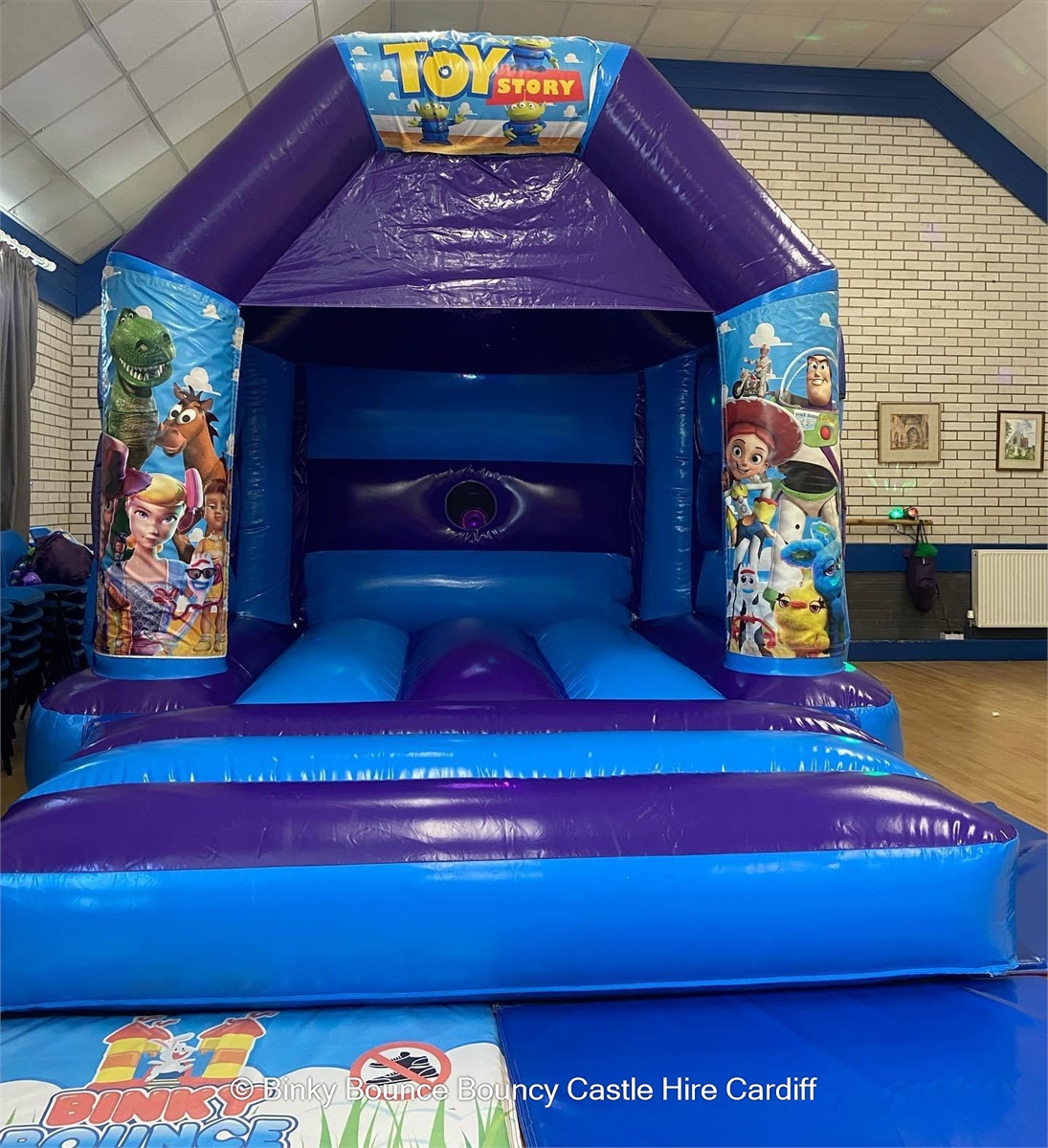 Toy Story Theme Mini Disco Bouncy Castle (Small) - Bouncy Castle Hire ...